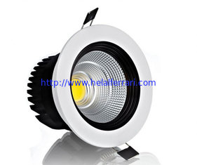 China 12W 980lm COB Dimmable LED Downlight Photonics led chips IP20 supplier