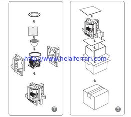 China IP65 High Brightness 400W LED Industrial Lights for indoor lighting supplier