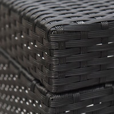 Contemporary design outdoor PE wicker rattan barstool (WS-1730)