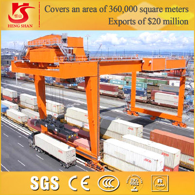 China professional manufacturer portable rubber tyre container gantry crane supplier