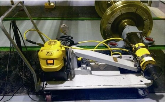HQ34 60ton Mobile Bearing Mount/Demount Press, Bearing puller/pusher for Mounting Dismounting rolling bearing