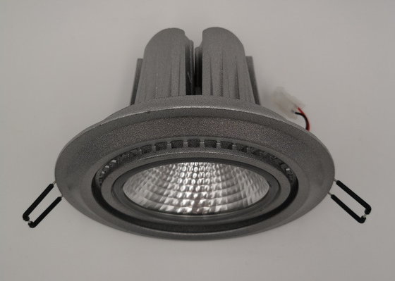 45w Gimbal Led Downlight Warm White Chip On Board 3000K Al Housing Recessed In Ceiling