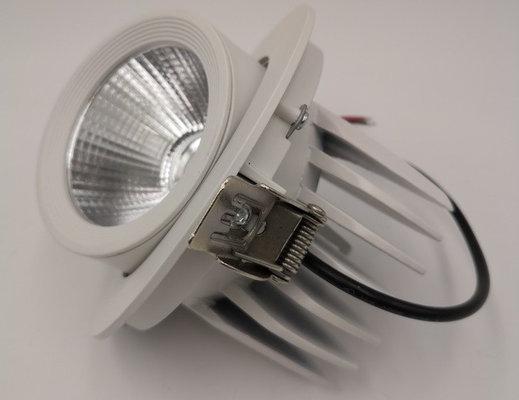 26w Cutting 105mm Gimbal LED Downlight Size 125mm , Led Recessed Eyeball Lights Easy To Mount