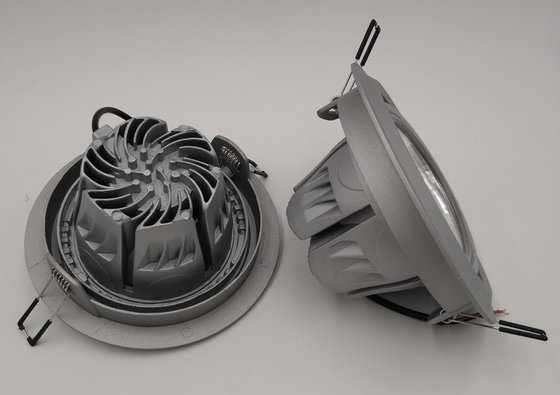 Cutting 136mm Gimbal Led Downlight 19w , Dimmable Led Recessed Lights AC100 - 240v 3000k