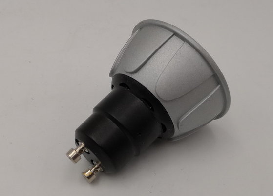 350lm 4 watt Gu10 Base Led Spotlight 35w Equivalent Silver Paiting 4000k For Accent Task Lighting