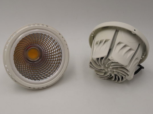 19w 1600lm Silver Or White Ar111 Led Bulb AC100-240V Die Casting Aluminum And Pc Cover