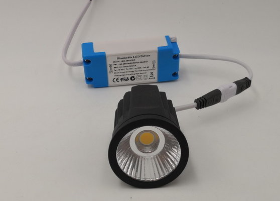 18 watt High Lumen MR16 Led Spotlight Terminal Base CRI80 PF0.9 Black Dimmable Residential