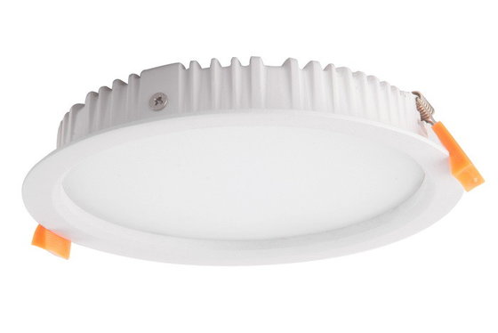 Round Shape LED Down Lights 6w 80lm / W With Matte White Painting For Aisle Corridor Lighting