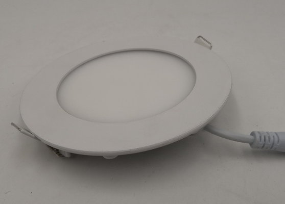 Super Slim LED Panel Light 6w 3000K Diameter 120mm Led Flat Recessed Lighting