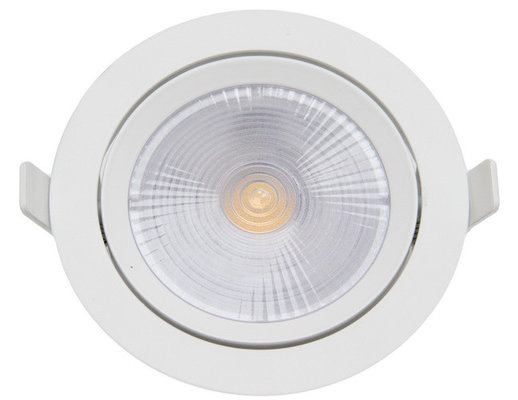 12w Super Slim Gimbal Led Downlight Round Directional Recessed Ceiling Downlight Diameter 125mm CE
