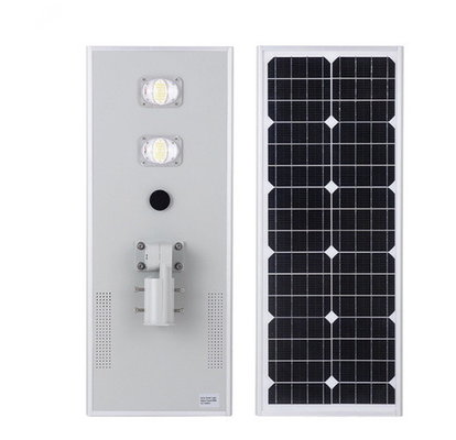 Energy Efficient Street Lighting / All In One Solar Garden Light 50w Motion Sensor