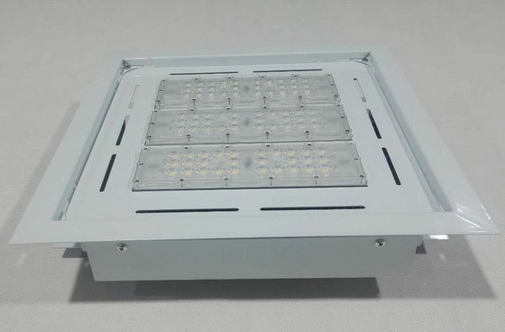 SMD LED Gas Station Light 420 × 420mm , Meanwell ELG 150 Watt Recessed Led Canopy Light