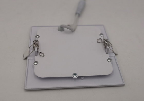 6 Watt 4000K Led Panel Down Light Diameter 120mm Recessed Square Shape