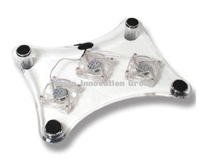 China 3 Fans Light Laptop Cooling Pad LCP232 supplier