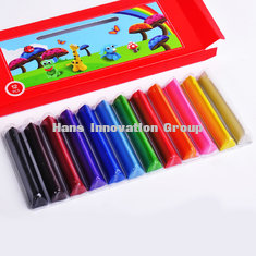 China 200g 12 bar educational non-toxic triangle plasticine modelling clay supplier