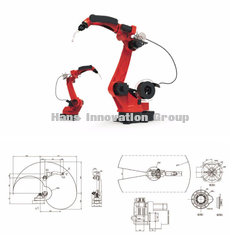 China 6 AXIS TIG / MIG / Pinch Welder Industrial Welding Robot arm supplier