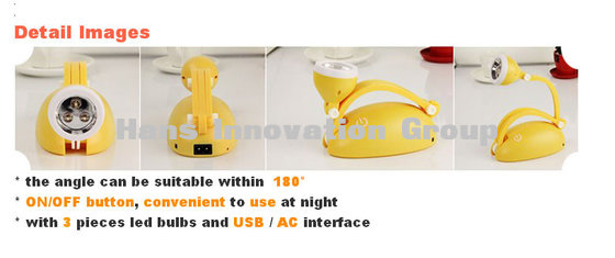 Mini Unique High Power Led Computer Desk Light Study Table Lamp DL7003 supplier