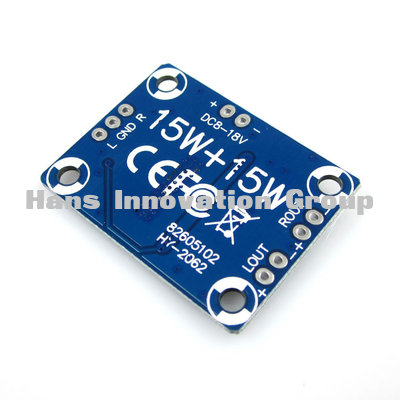 PAM8610 digital power amplifier board 2*15W two channel stereo power supplier