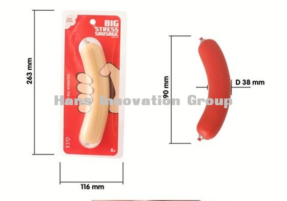 Funny Adult Save Healthy Sausage Stress Reliever Toy supplier