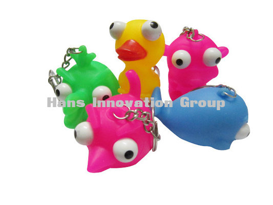 Novelty Animal Vent Extrusion Keychain Toy, Anti Stress Toy supplier