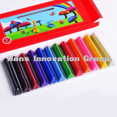 200g 12 bar educational non-toxic triangle plasticine modelling clay supplier