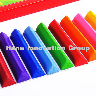 200g 12 bar educational non-toxic triangle plasticine modelling clay supplier