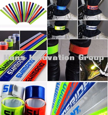 Low Cost Sports Reflective Slap Bracelets supplier