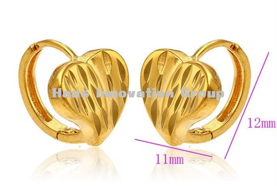 New Elegant Gift, Fashion Heart Ear Cuff Clip Gold Plated Earrings supplier