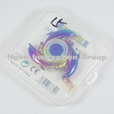Metal electroplate fidget spinner toys supplier
