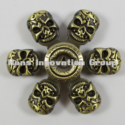 Metal electroplate fidget spinner toys supplier