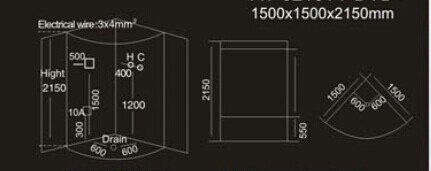RZ-AT-0213 STEAM ROOM TV-DVD