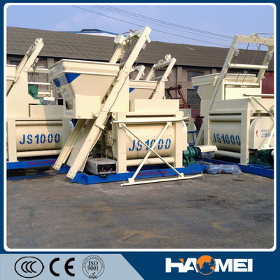 CE certification! Best Quality Low Price Maintena JS1000 twin shaft electric concrete mixer Sale With Competitiv