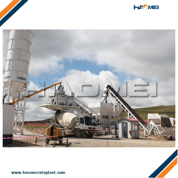 Construction Machine Mini Cement Concrete Mixing Mixer Batching Plant Hot sell low price in china