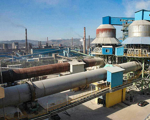 Whole plant of bauxite rotary kiln sale