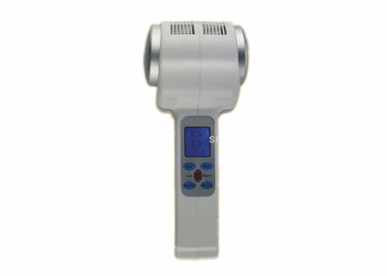 Hot Cold Hammer Electric Facial Toner , Skin Tighten Ultrasonic Therapy Machine