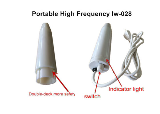 Handheld High Frequency Machine , Rechargeable Face Wrinkle Removal Machine