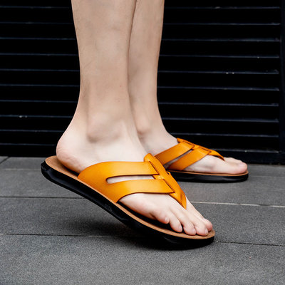 Casual Summer Men Flip Flops  Home Indoor Clip Foot Flat Beach