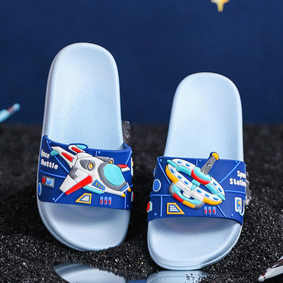 Cheerful Painting Children Slipper Shoes Summer Cozy  Non Slip