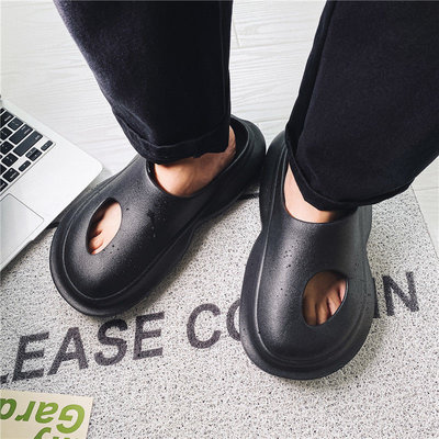 High quality summer sandals unisex couple indoor and outdoor Men solid color slides slippers designer sandals women famous brand