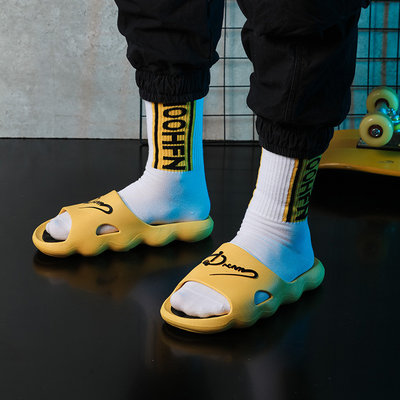 Indoor Home Summer Men Cozy Slippers  Fashion Trendy Non Slip Soft Sole