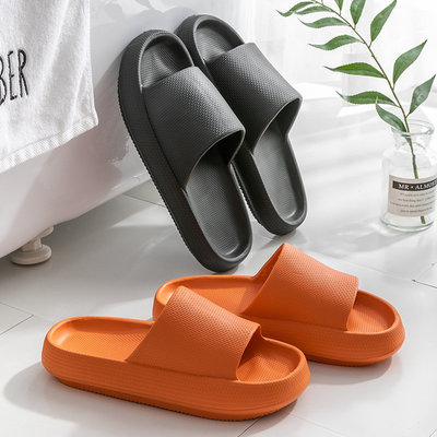 Women slide slippers anti-slip quick drying super soft thick sole Men sandals couple home indoor shoes in stock