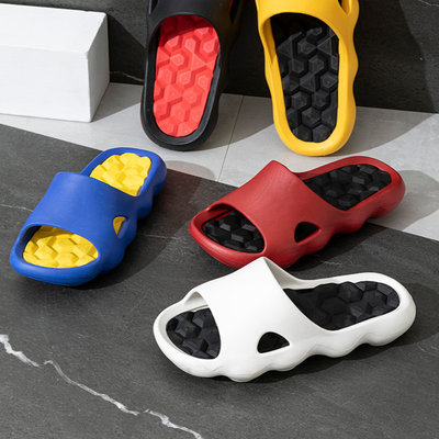Thick Sole Men Cozy Slippers Non Slip Indoor And Outdoor Breathable
