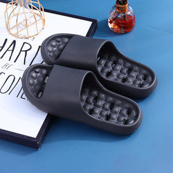 High Quality Women home indoor shoes footwear solid color couple sandals Ladies non-slip Slides Slippers for men hole shoes