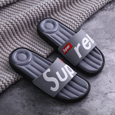 Summer Custom Fashion Letter Non Slip Slide Sandal Soft Sole