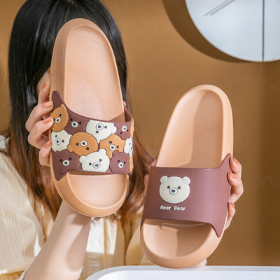 New couple indoor soft sole casual shoes bathroom cheap slippers women non-slip summer outdoor sandals for men