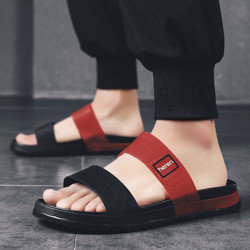 Beach shoes 2022 summer new male non-slip flat sandals Men waterproof outdoor soft sole slippers light