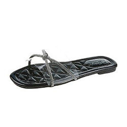 High quality summer Sandals women Luxury Custom Comfortable sparkling rhinestone decoration Ladies Beautiful Wedge Slippers