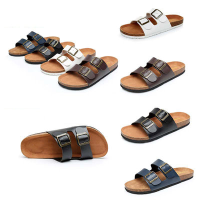 Unisex Casual Footwear  Beach Buckle Men Summer Soft Flat  Casual Footwear