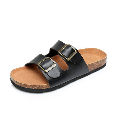 Unisex Casual Footwear  Beach Buckle Men Summer Soft Flat  Casual Footwear