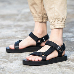 2022 new couple outdoor sports casual shoes hot sale Men flat non-slip slippers solid color summer sandals women